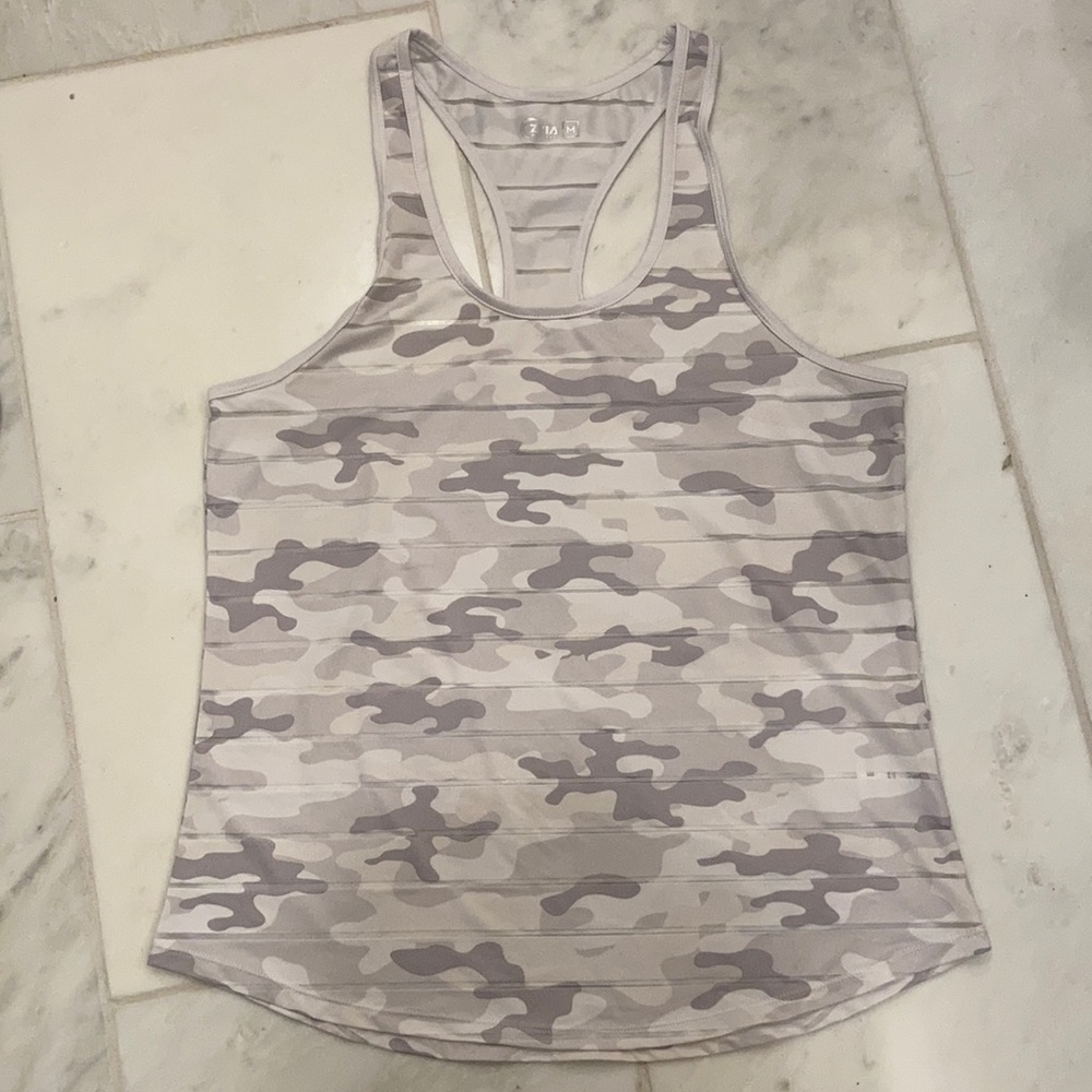 Zyia White Camo Havana Tank - Gem